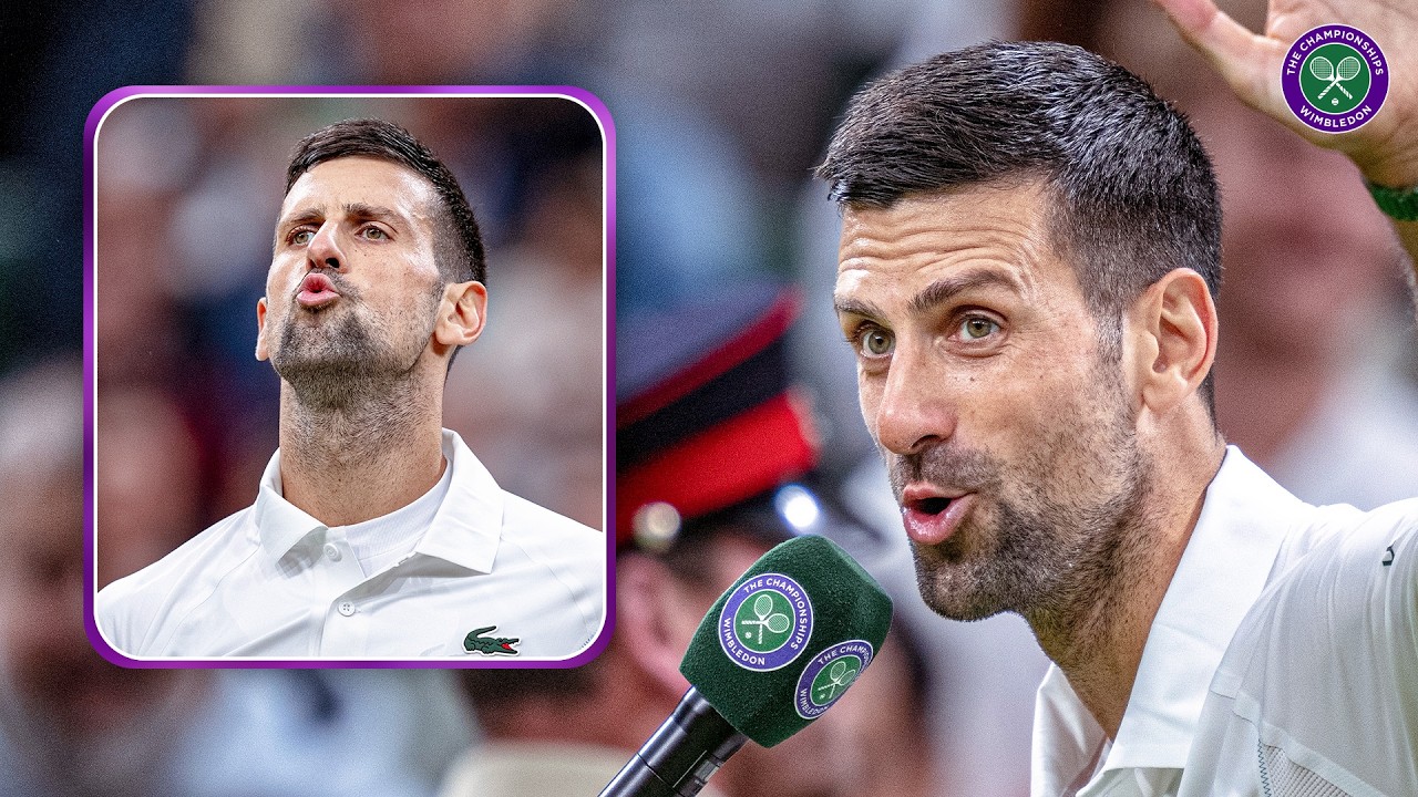 Novak Djokovic’s Fiery On-court Interview After Holger Rune Win | Fourth Round | Wimbledon 2024 ...