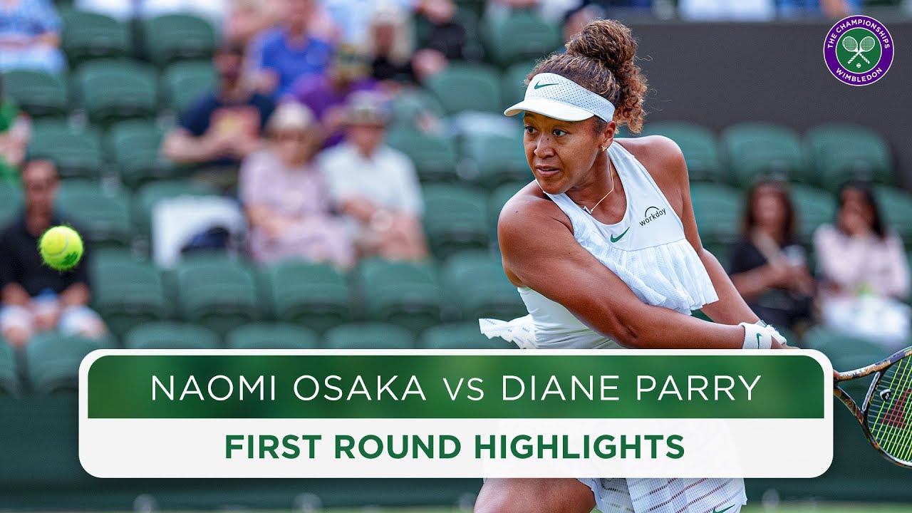 Osaka goes distance on Wimbledon return | Naomi Osaka vs Diane Parry | Highlights | Wimbledon ...
