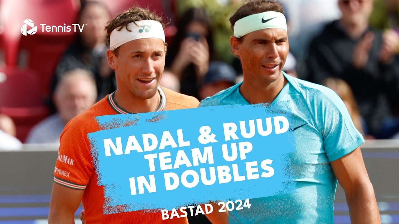 Rafa Nadal & Casper Ruud Play Doubles Together | Bastad 2024 Highlights | テニスはフラミンゴにまかせろ！