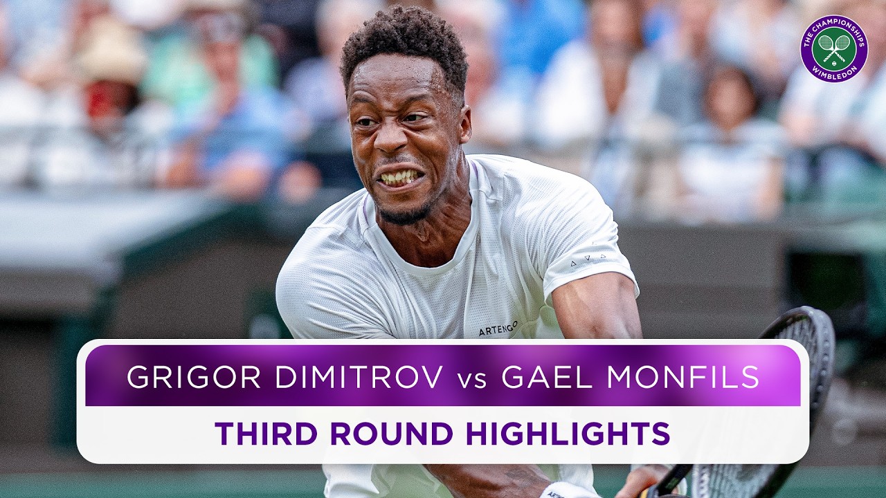 Rolling back the years | Grigor Dimitrov vs Gael Monfils | Highlights | Wimbledon 2024 | テニスは ...