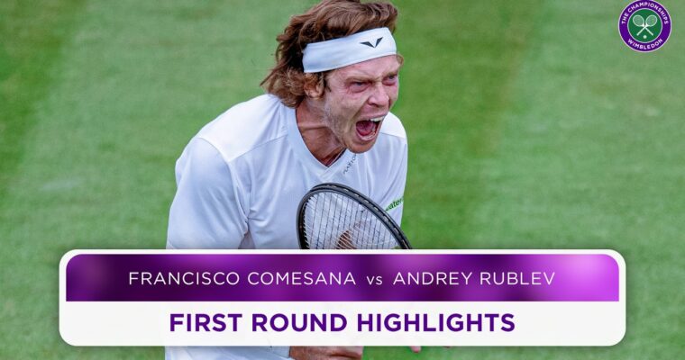 Sixth seed SHOCKED! | Andrey Rublev vs Francisco Comesana | Highlights | Wimbledon 2024 | テニスは ...