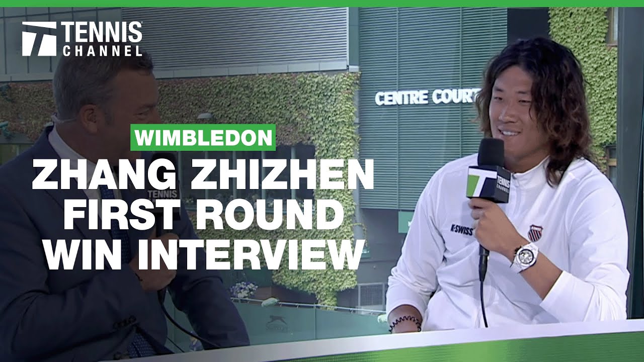 Zhang Zhizhen Makes Chinese Men’s Tennis History | 2024 Wimbledon First ...