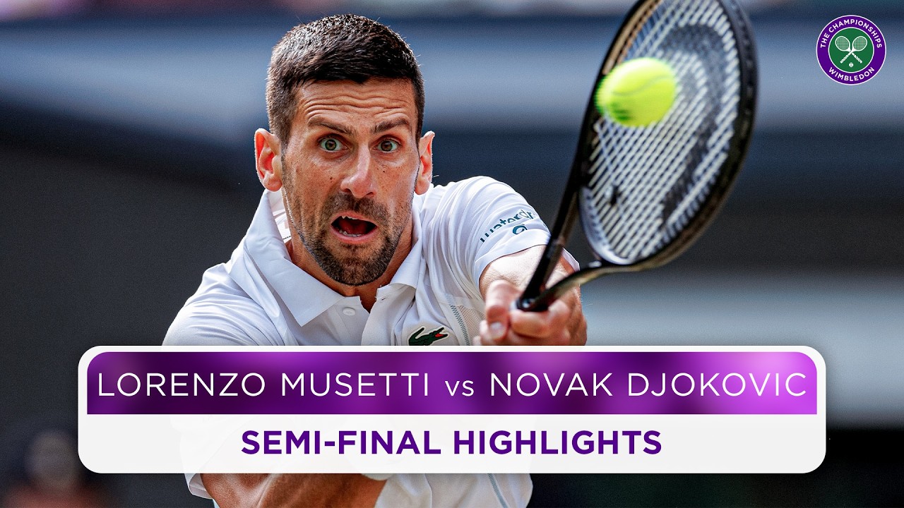 Magic from Novak Djokovic and Lorenzo Musetti | Highlights | Wimbledon 2024 | テニスはフラミンゴにまかせろ！