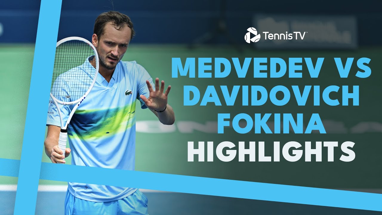 Alejandro Davidovich Fokina Beats Daniil Medvedev For The First Time! | Montreal 2024 Highlights ...