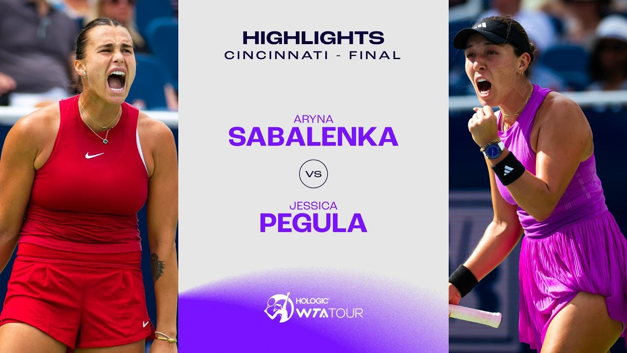 Aryna Sabalenka vs. Jessica Pegula | 2024 Cincinnati Final | WTA Match Highlights | テニスはフラミンゴにまかせろ！