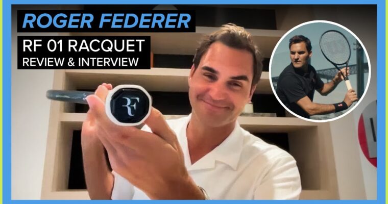 INTERVIEW: Roger Federer HIMSELF unveils the new Wilson RF 01 racquet ...