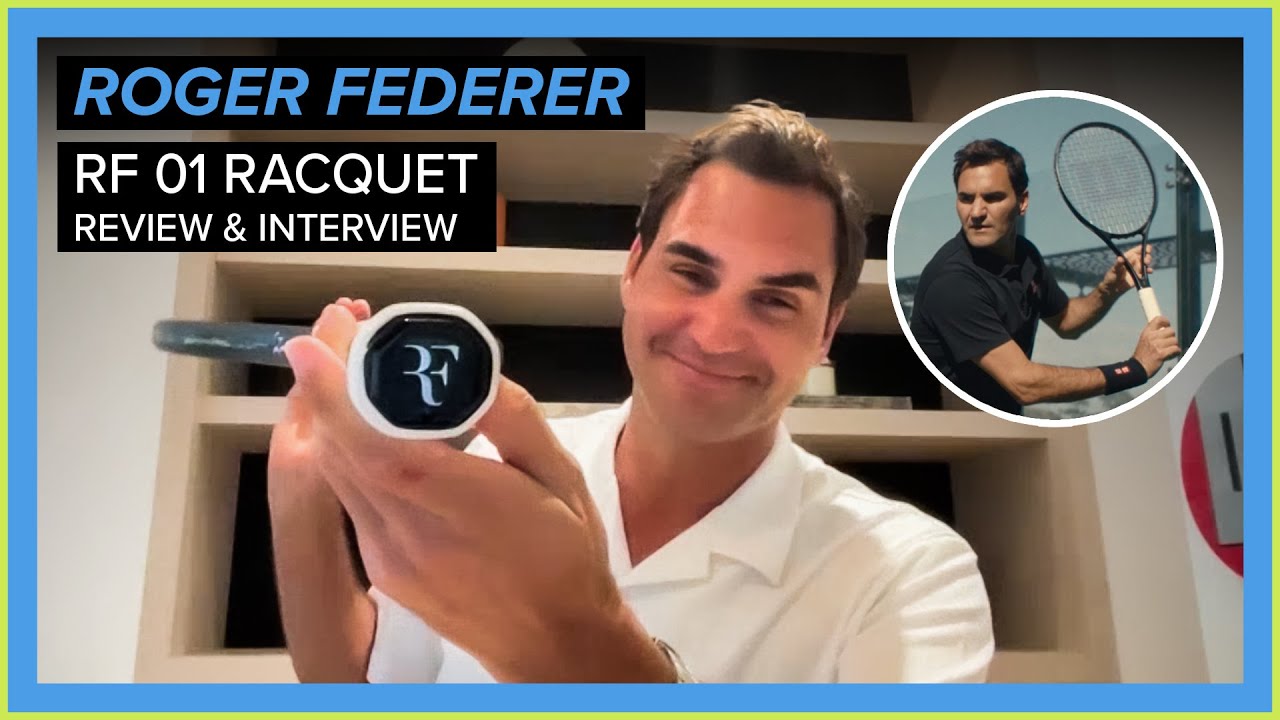 INTERVIEW: Roger Federer HIMSELF unveils the new Wilson RF 01 racquet ...