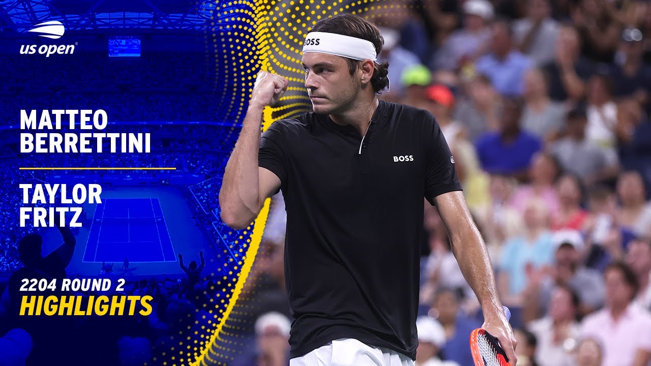 Matteo Berrettini vs. Taylor Fritz Highlights | 2024 US Open Round 2 ... Matteo Berrettini vs. Taylor Fritz Highlights | 2024 US Open Round 2 ...