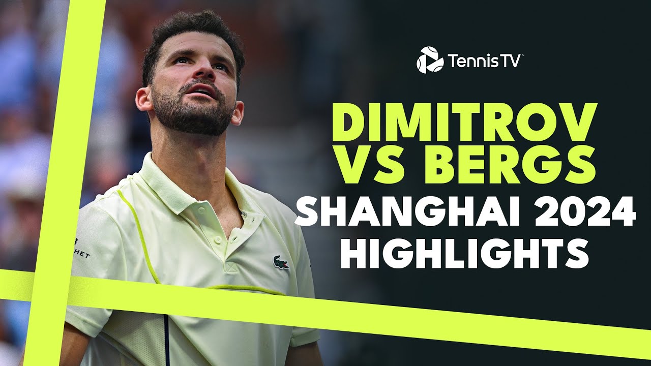 Grigor Dimitrov vs Zizou Bergs | Shanghai 2024 Highlights | テニスはフラミンゴにまかせろ！