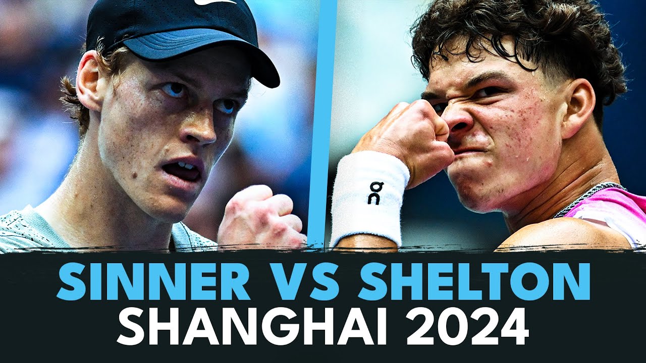 Jannik Sinner vs Ben Shelton | Shanghai 2024 Match Highlights | テニスはフラミンゴにまかせろ！