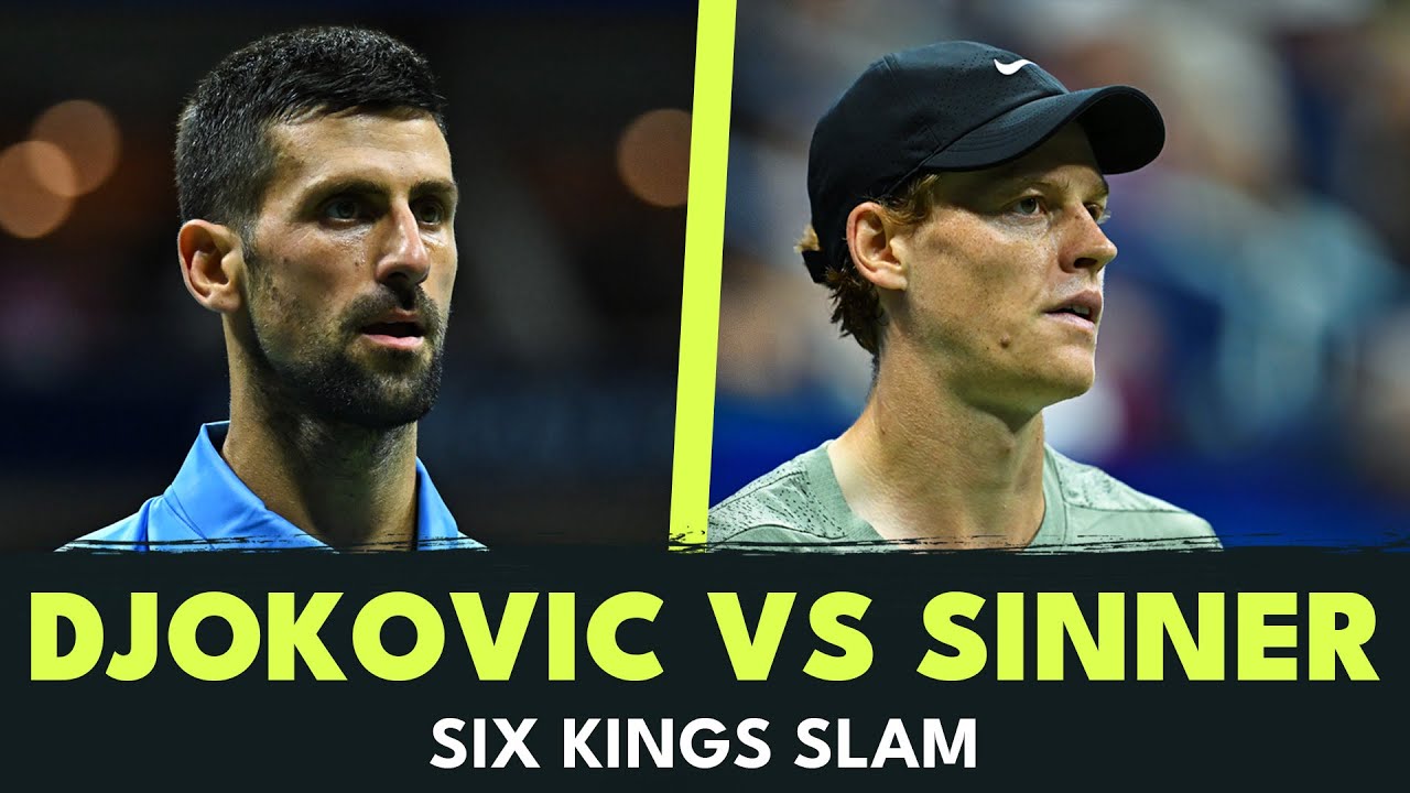 Novak Djokovic vs Jannik Sinner INTENSE Match Highlights | Six Kings ...