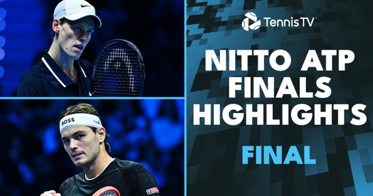Jannik Sinner vs Taylor Fritz For The Title! | Nitto ATP Finals 2024 Final Highlights | テニスは ...