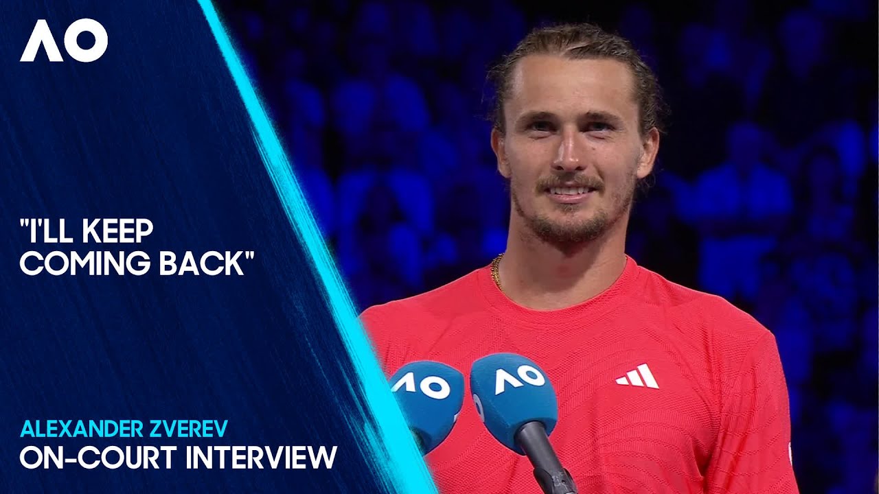 Alexander Zverev On-Court Interview | Austalian Open 2025 Final | テニスはフラミンゴにまかせろ！