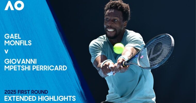 Gael Monfils v Giovanni Mpetshi Perricard Extended Highlights | Australian Open 2025 First Round ...