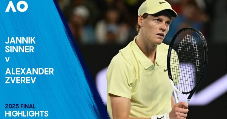 Jannik Sinner v Alexander Zverev Extended Highlights | Australian Open 2025 Final | テニスはフラミンゴにまかせろ！