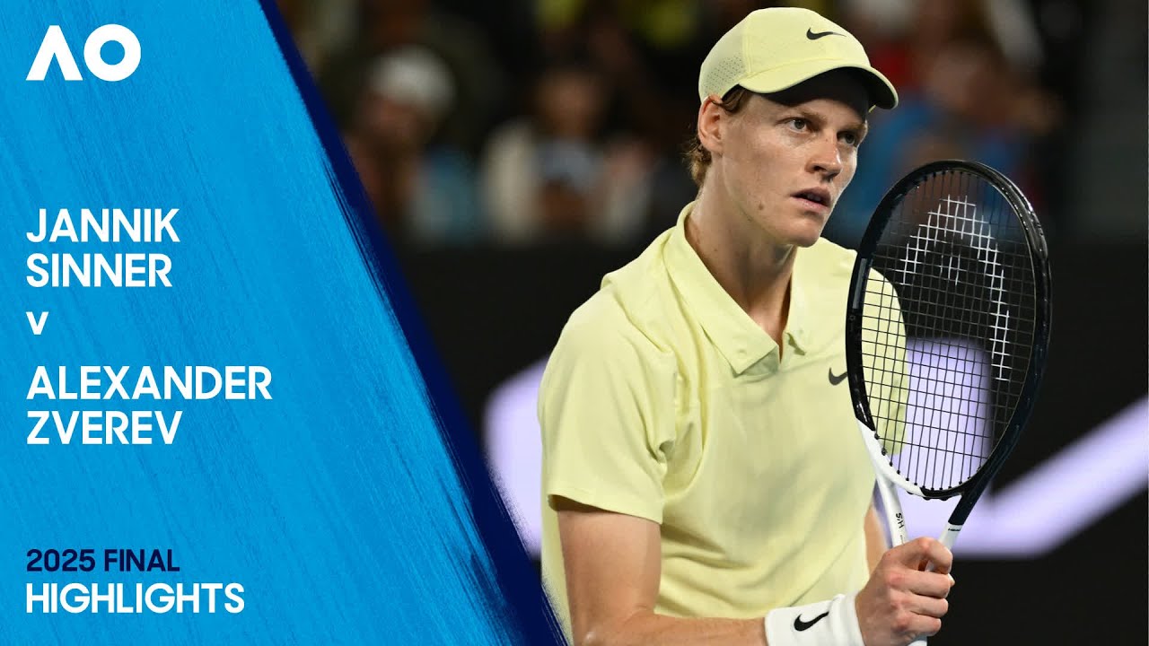 Jannik Sinner v Alexander Zverev Extended Highlights | Australian Open 2025 Final | テニスはフラミンゴにまかせろ！