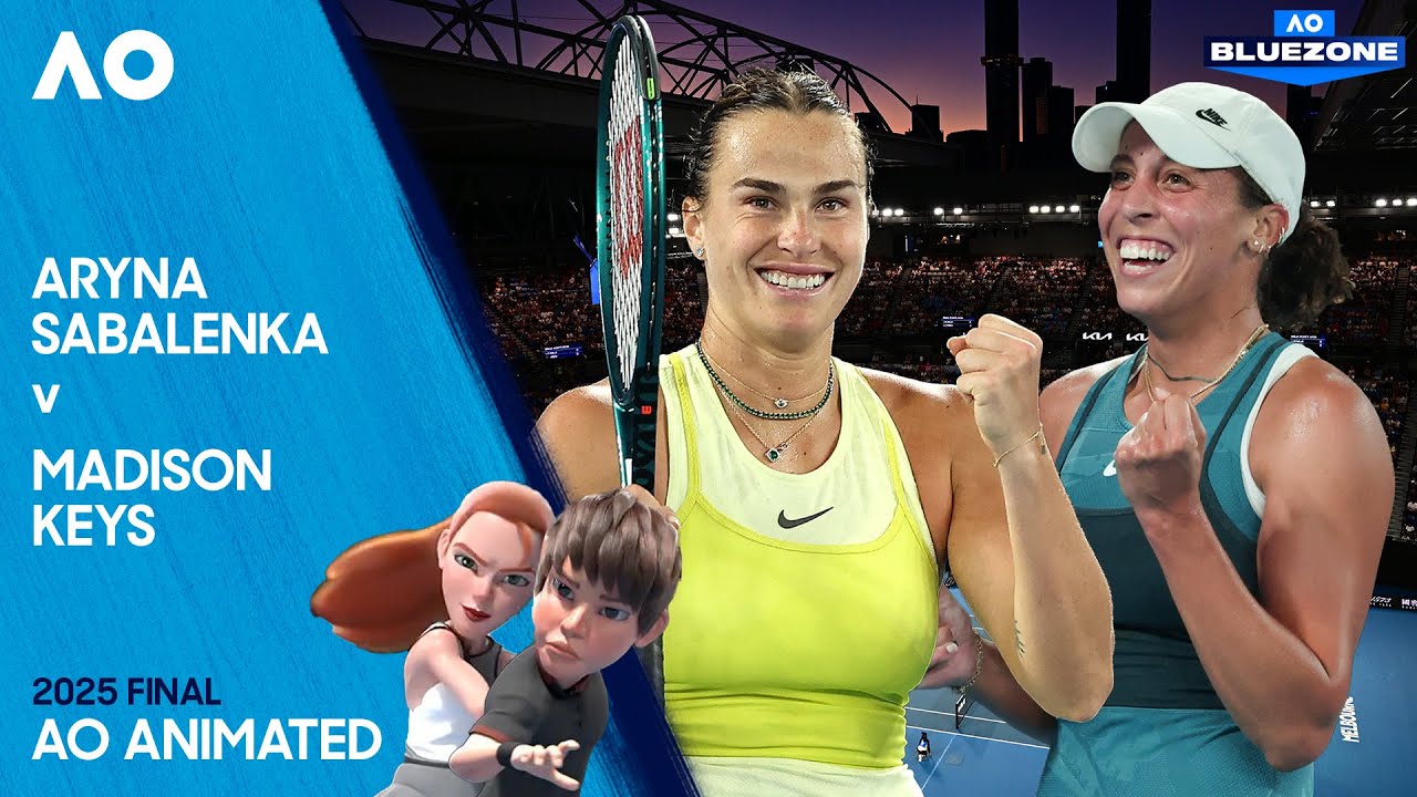 LIVE | Aryna Sabalenka v Madison Keys | AO Animated on Bluezone | Australian Open 2025 Final ...