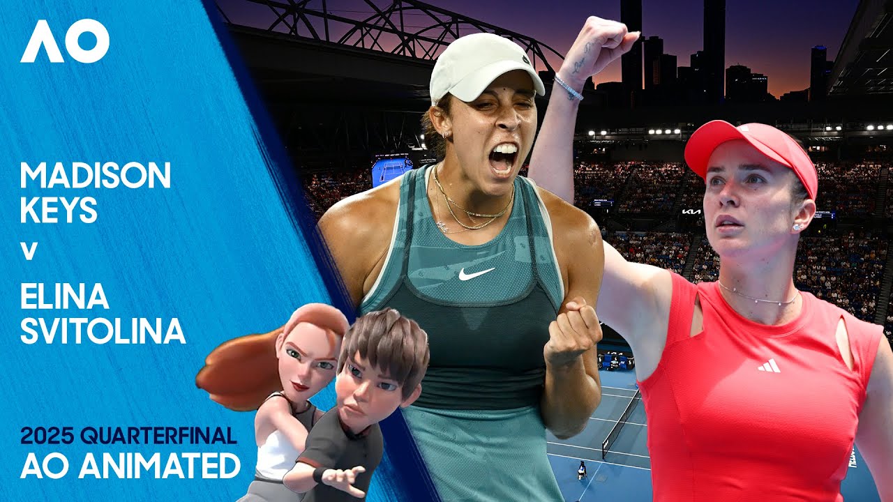 LIVE | Madison Keys v Elina Svitolina | AO Animated | Australian Open ...