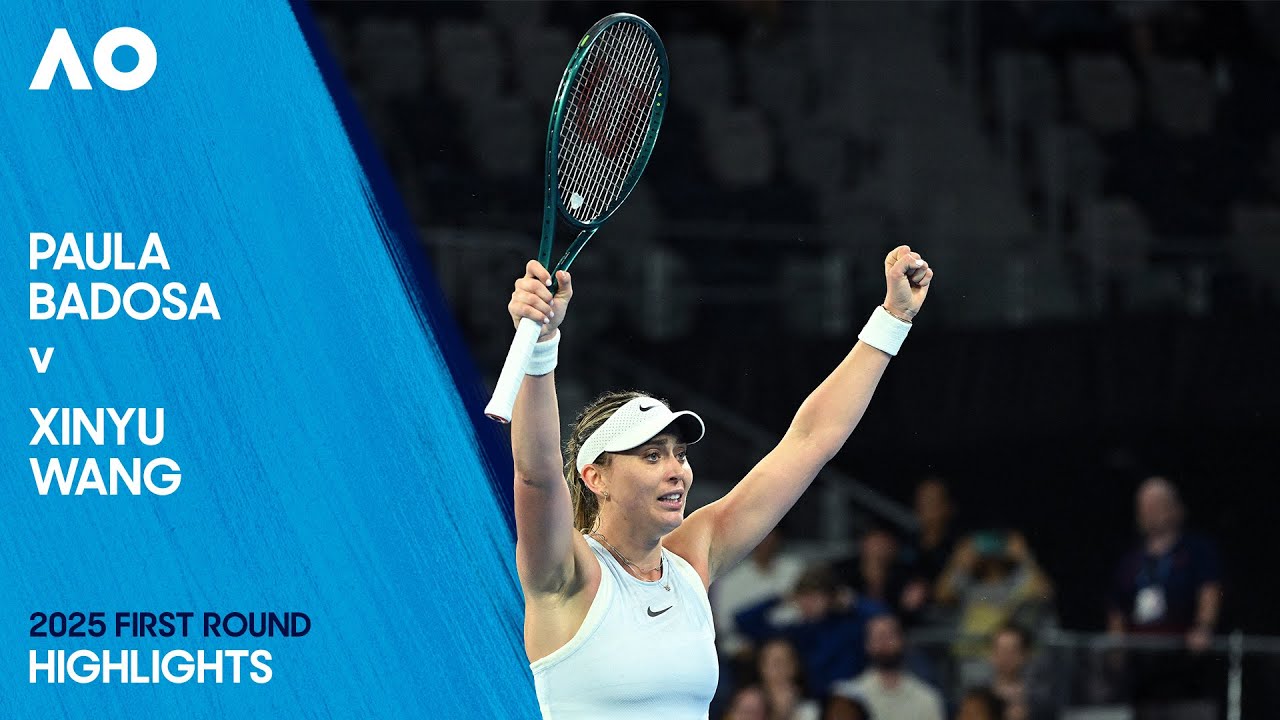 Paula Badosa v Xinyu Wang Highlights | Australian Open 2025 First Round | テニスはフラミンゴにまかせろ！