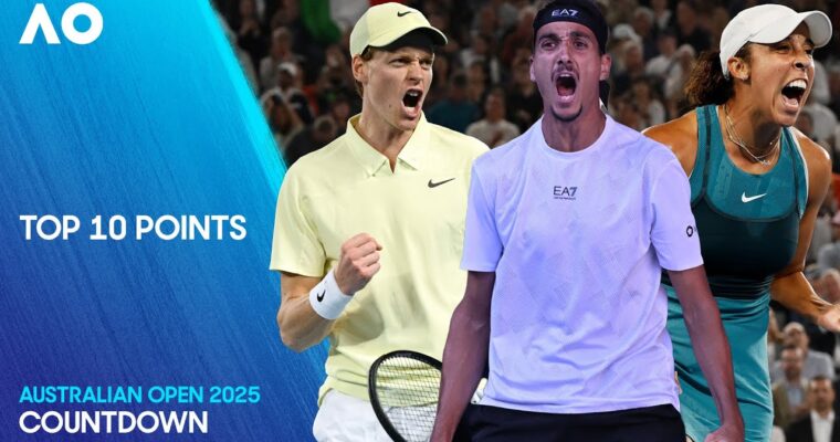 Top 10 Points of the Tournament | Australian Open 2025 | テニスはフラミンゴにまかせろ！