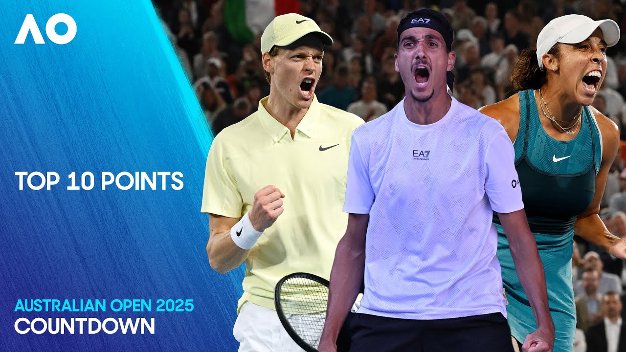 Top 10 Points of the Tournament | Australian Open 2025 | テニスはフラミンゴにまかせろ！