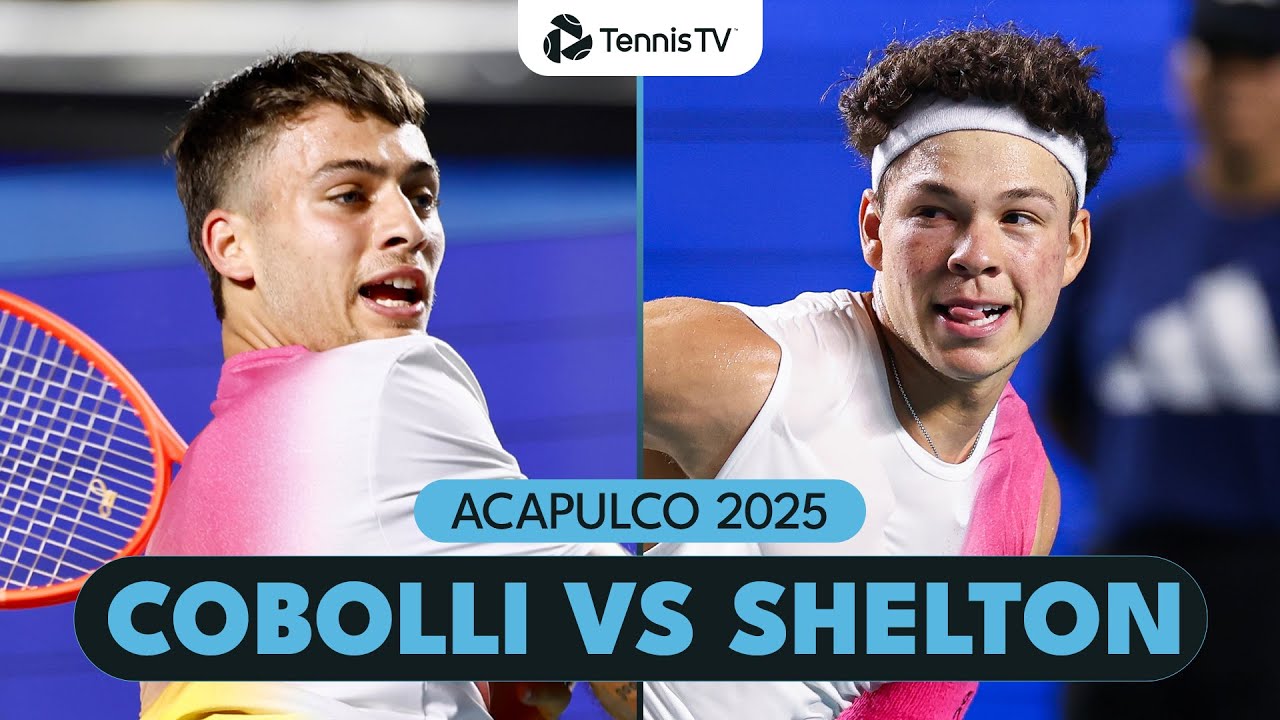 Ben Shelton vs Flavio Cobolli Intense Showdown | Acapulco 2025 Highlights | テニスはフラミンゴにまかせろ！
