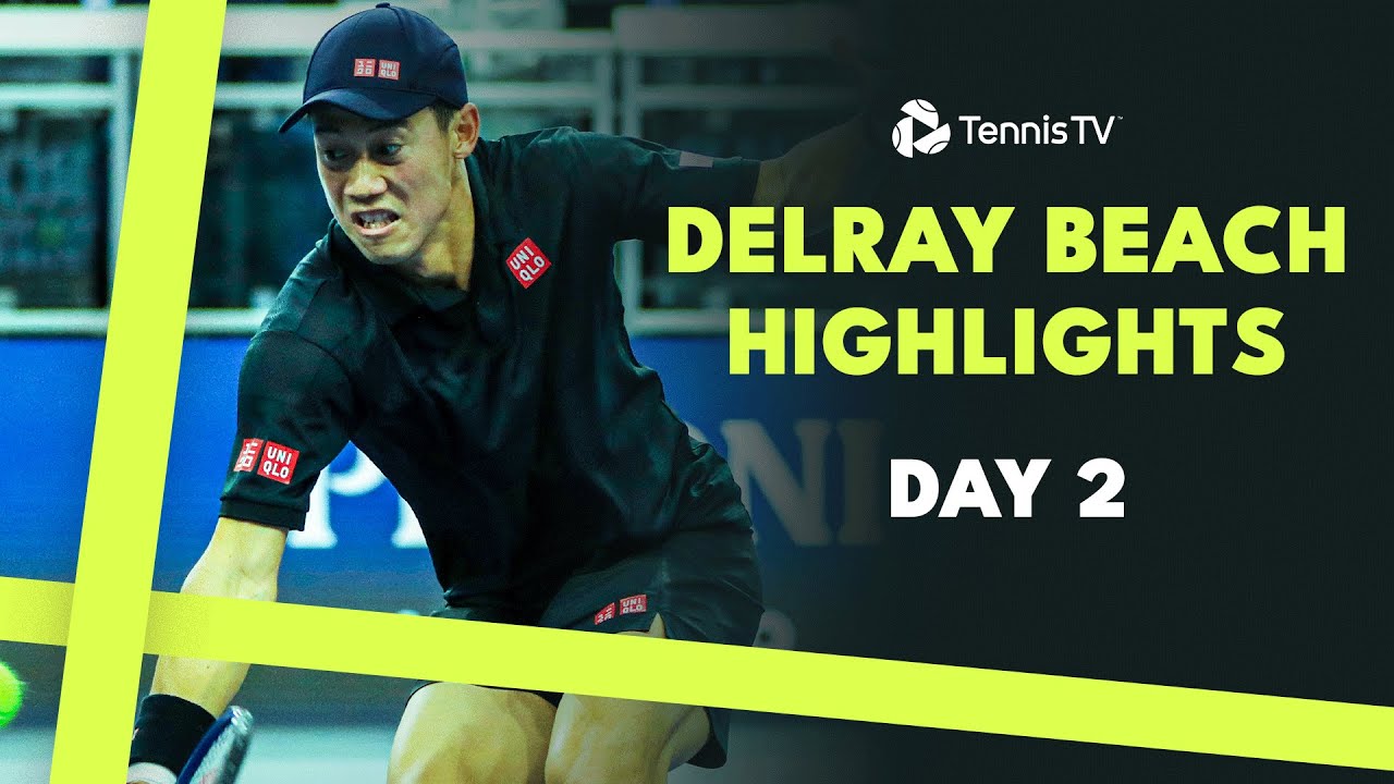 Nishikori And McDonald Battle; Fokina & Opelka Feature | Delray 2025 Day 2 Highlights | テニスは ...