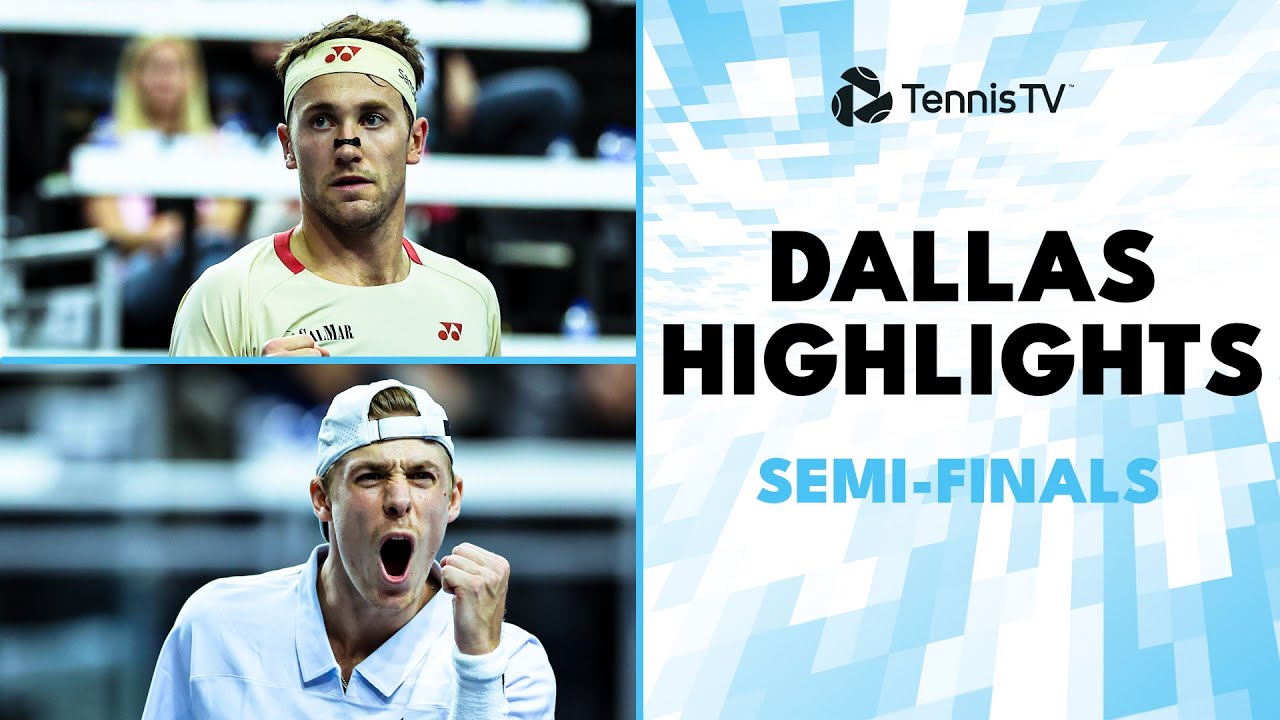Ruud Meets Munar; Shapovalov Battles Paul | Dallas 2025 Semi-Final ...