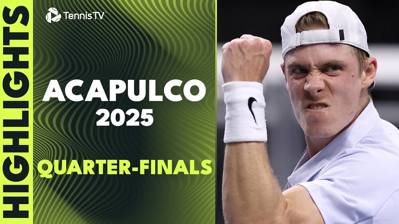 Shapovalov Faces Giron; Goffin & Nakashima Clash | Acapulco 2025 Quarter-Final Highlights | テニスは ...