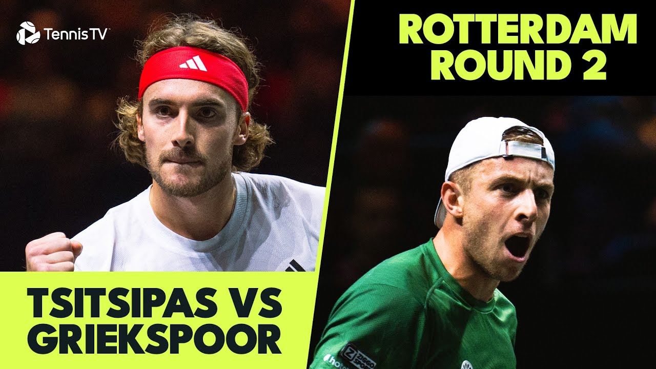 Stefanos Tsitsipas vs Tallon Griekspoor THRILLER ‍ | Rotterdam 2025 Highlights | テニスはフラミンゴにまかせろ！