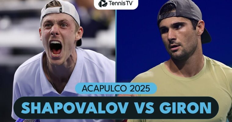 Thrilling Denis Shapovalov vs Marcos Giron Clash | Acapulco 2025 Highlights | テニスはフラミンゴにまかせろ！