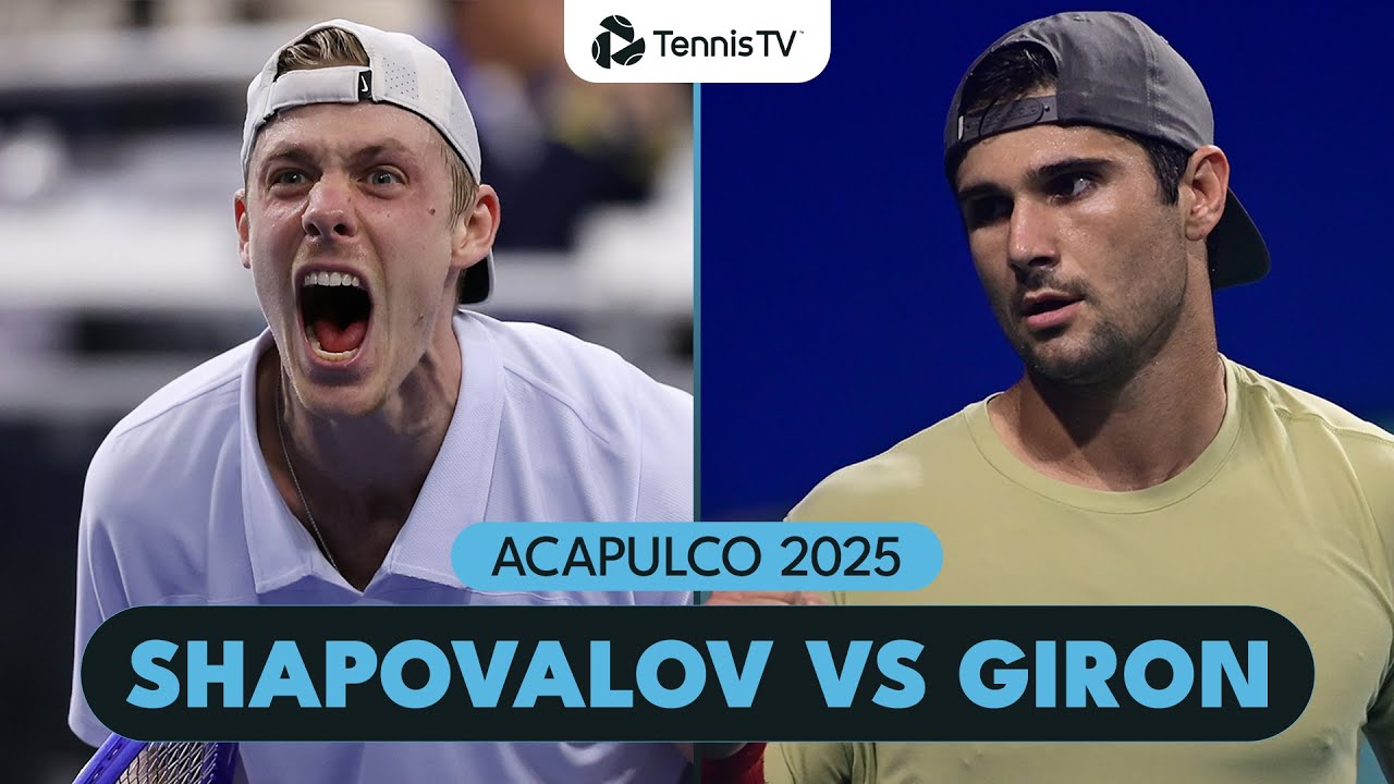 Thrilling Denis Shapovalov vs Marcos Giron Clash | Acapulco 2025 Highlights | テニスはフラミンゴにまかせろ！