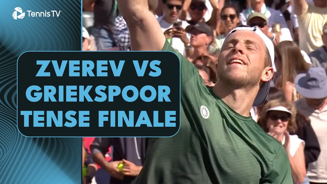 Alexander Zverev vs Tallon Griekspoor DRAMATIC Finale! | Indian Wells 2025 | テニスはフラミンゴにまかせろ！