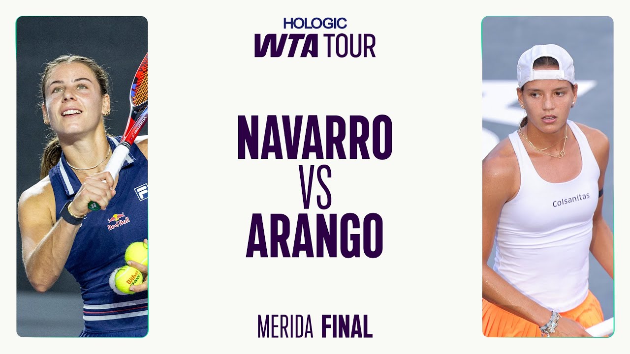 Emma Navarro vs. Emiliana Arango | Merida 2025 Final | WTA Match Highlights | テニスはフラミンゴにまかせろ！