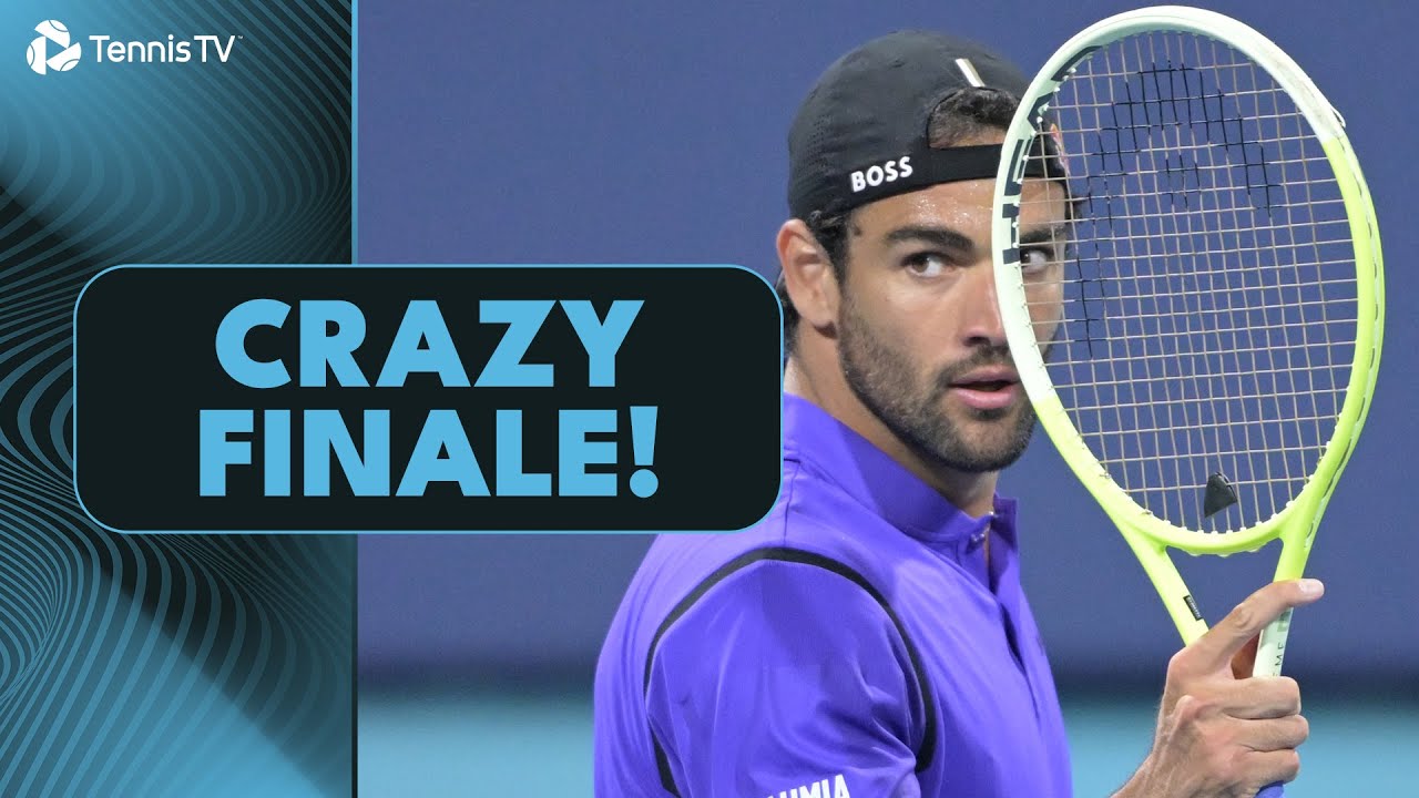 THAT SECOND SET! Gripping Drama in De Minaur vs Berrettini Match | Miami 2025 Highlights | テニスは ...