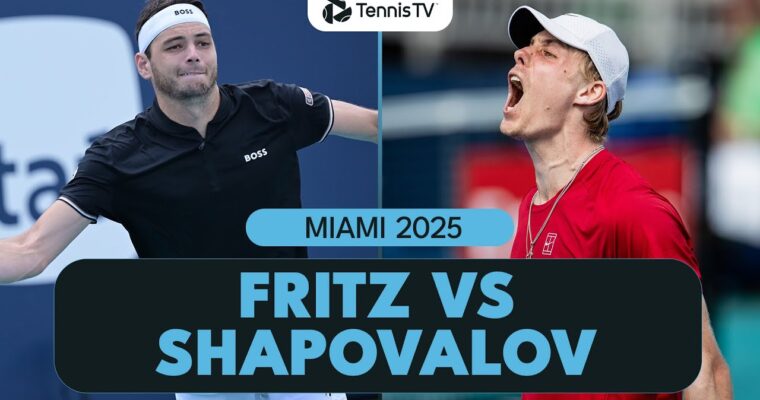 Taylor Fritz vs Denis Shapovalov Entertaining Match | Miami 2025 Highlights | テニスはフラミンゴにまかせろ！