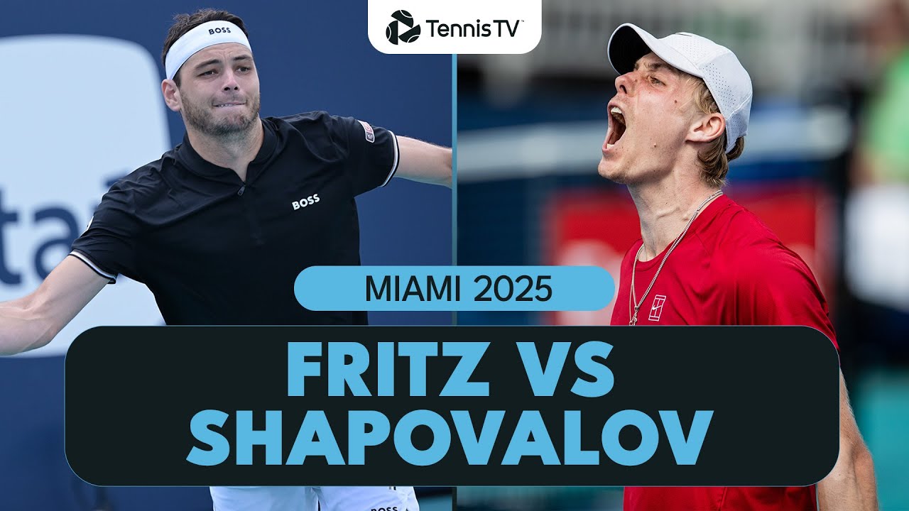 Taylor Fritz vs Denis Shapovalov Entertaining Match | Miami 2025 Highlights | テニスはフラミンゴにまかせろ！