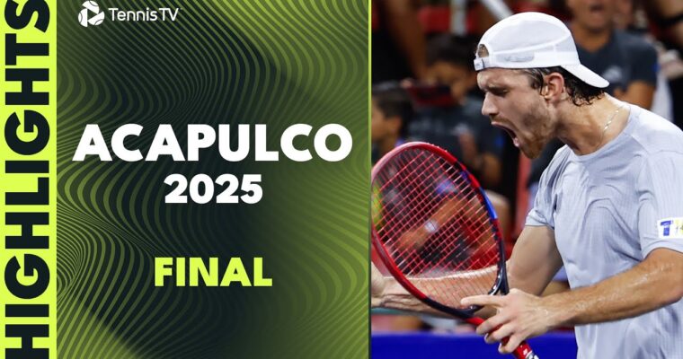 Tomas Machac vs Alejandro Davidovich Fokina For The Title | Acapulco 2025 Final Highlights | テニス ...