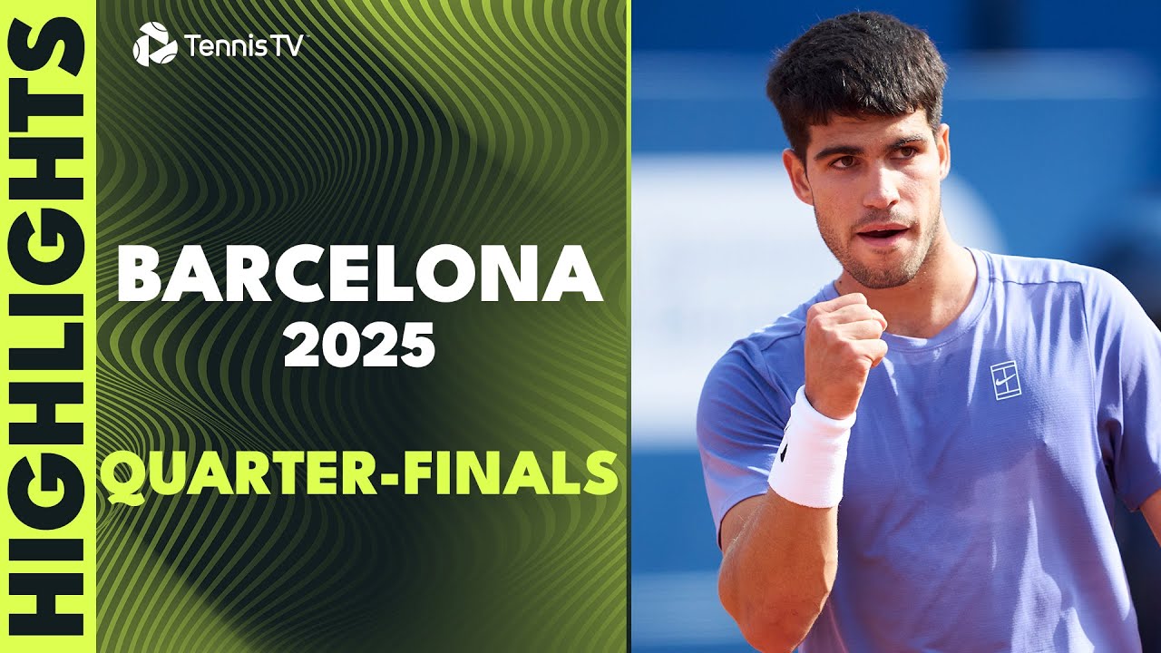 Alcaraz Faces de Minaur; Ruud Takes on Rune | Barcelona 2025 Quarter ...