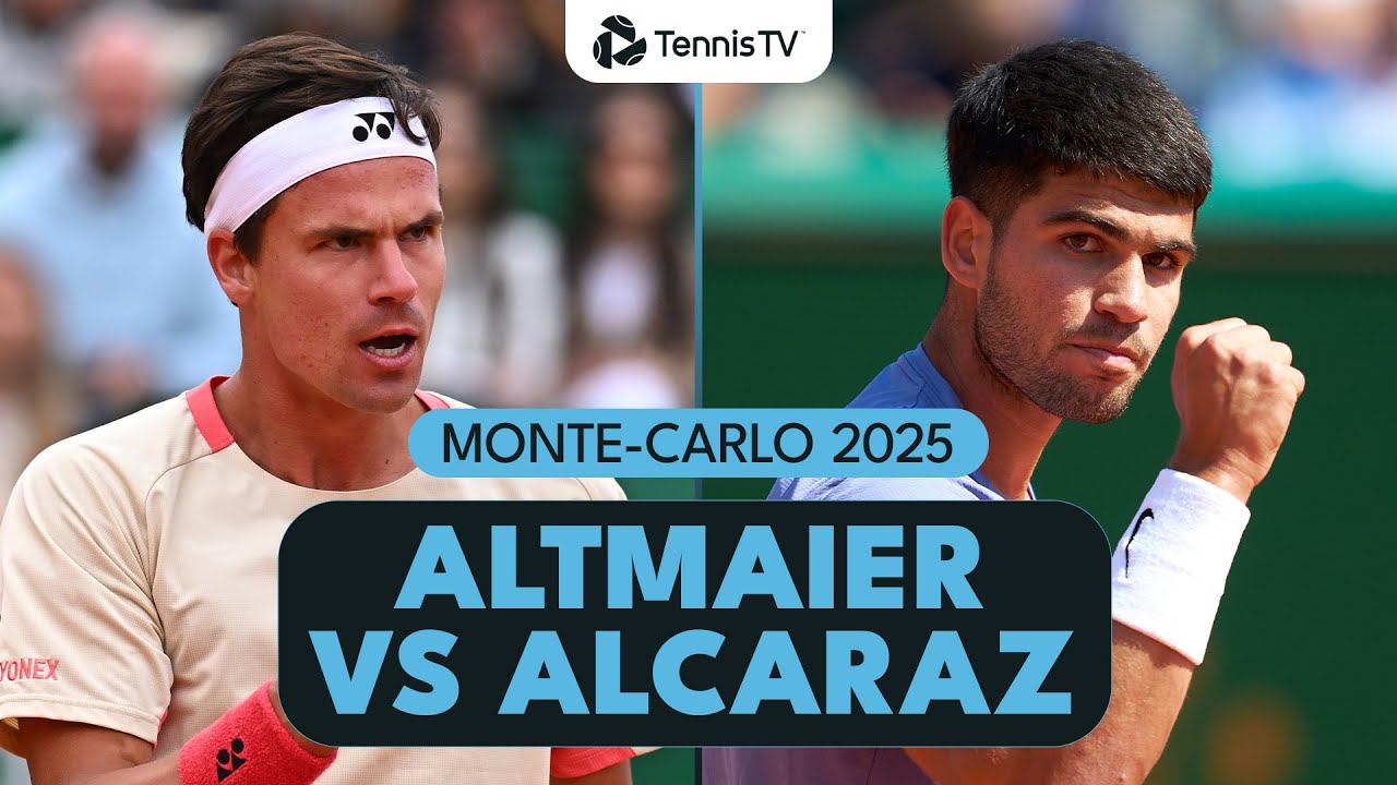 Carlos Alcaraz Shotmaking Show vs Daniel Altmaier | Monte-Carlo 2025 Highlights | テニスはフラミンゴにまかせろ！