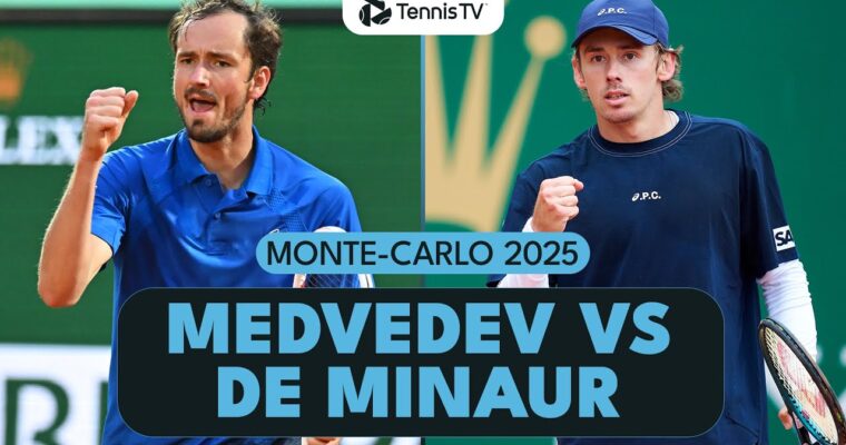 Daniil Medvedev vs Alex de Minaur | Monte-Carlo 2025 Highlights | テニスは ...