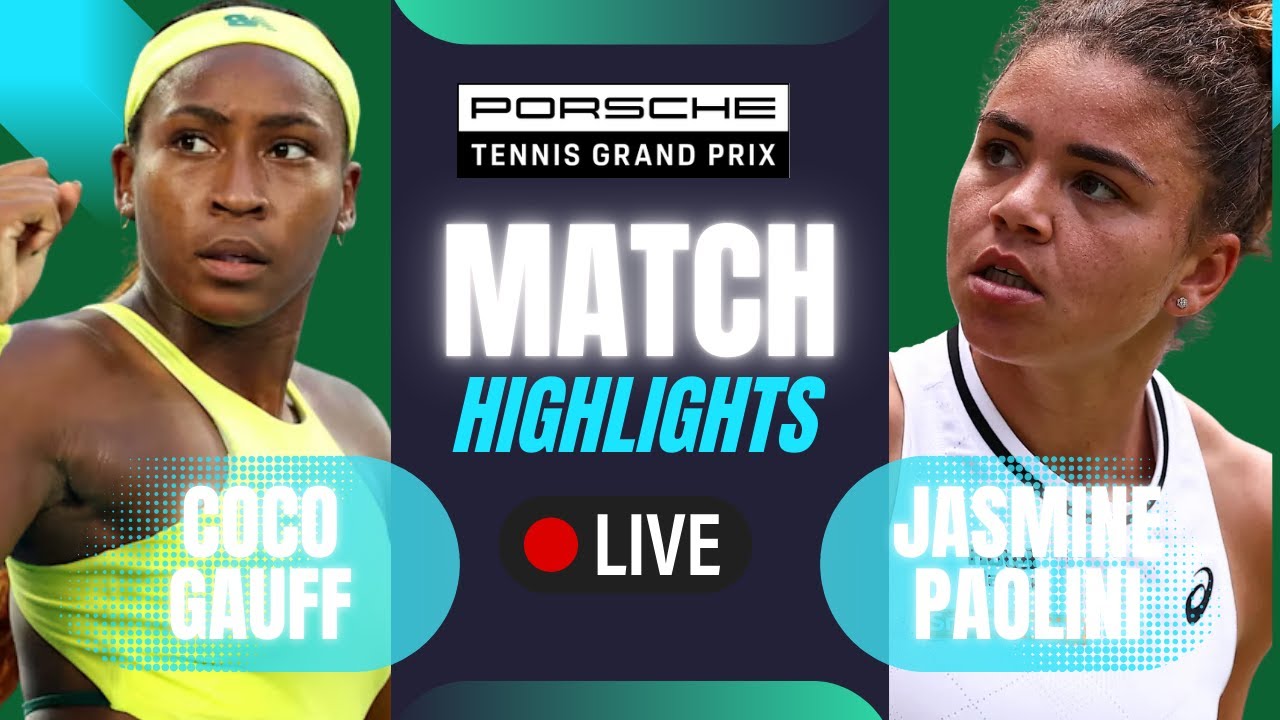 WTA LIVE COCO GAUFF VS JASMINE PAOLINI WTA STUTTGART OPEN 2025 TENNIS PREVIEW STREAM | テニスはフラミンゴ ...