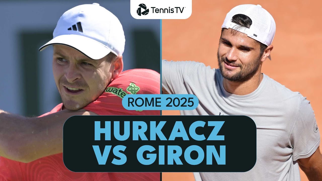 Hubert Hurkacz vs Marcos Giron Highlights | Rome 2025 | テニスはフラミンゴにまかせろ！