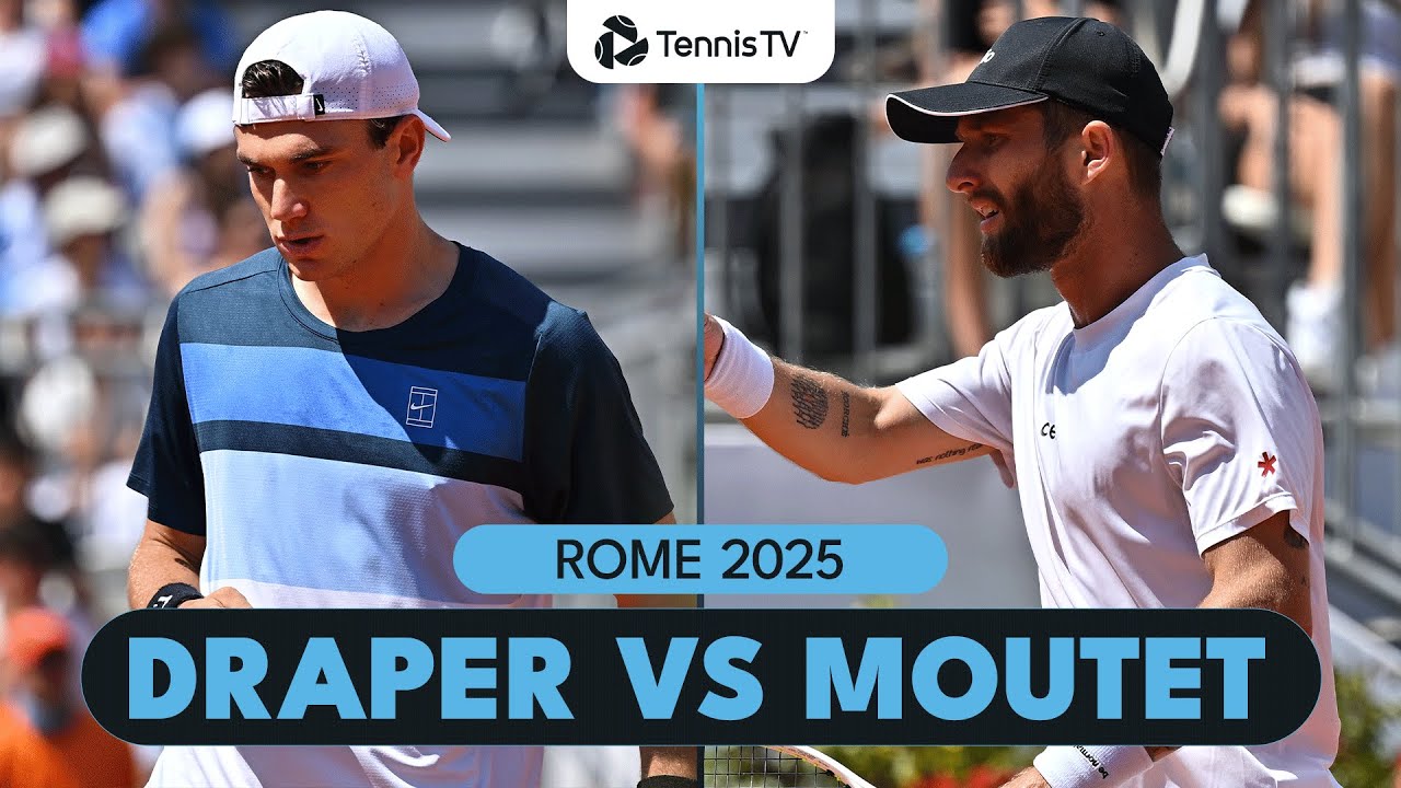 Jack Draper vs Corentin Moutet Highlights | Rome 2025 | テニスはフラミンゴにまかせろ！