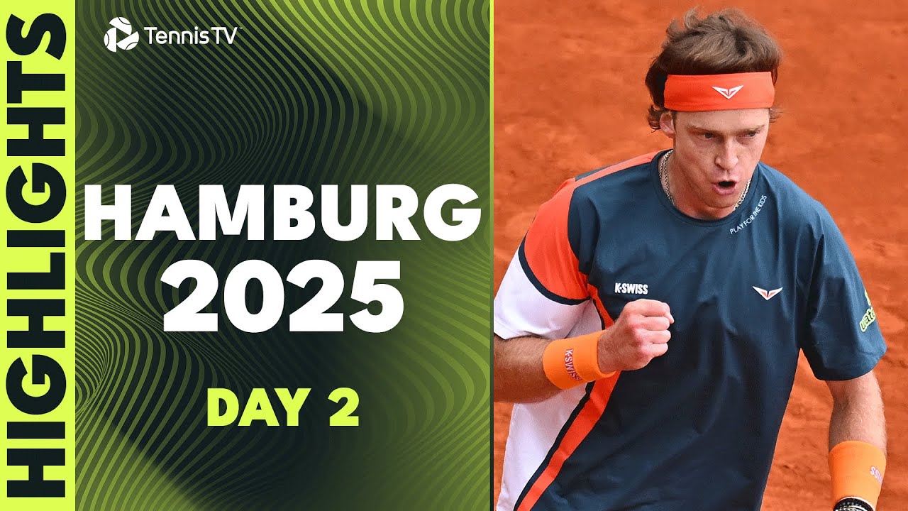 Zverev, Rublev Kick Off Campaigns; 17-Year-Old Engel Takes on Struff | Hamburg 2025 Highlights ...