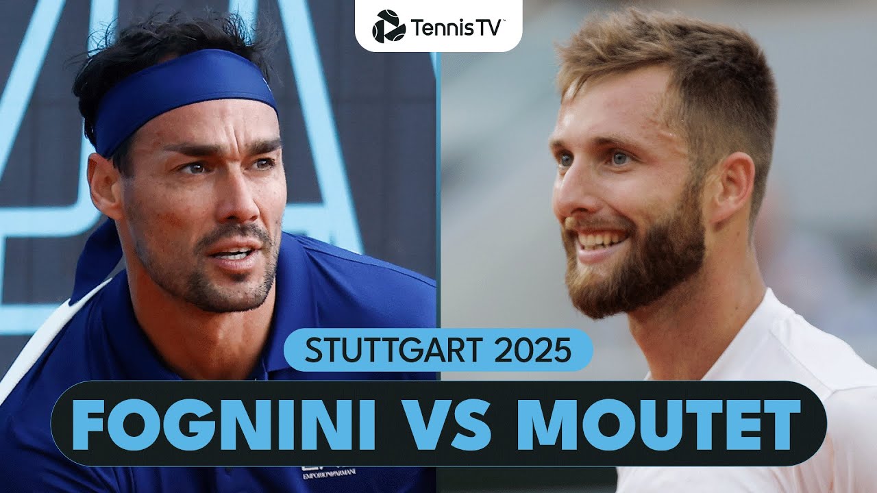 Fabio Fognini vs Corentin Moutet Highlights | Stuttgart 2025 | テニスはフラミンゴにまかせろ！