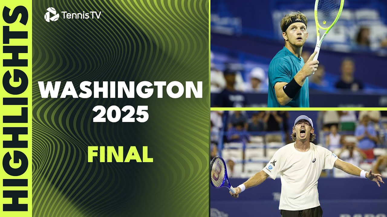 Alex De Minaur vs Alejandro Davidovich Fokina For The Title | Washington 2025 Highlights | テニスは ...