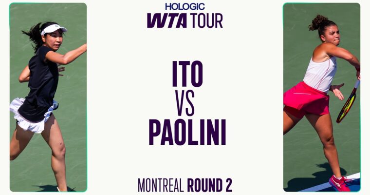 Aoi Ito vs. Jasmine Paolini | 2025 Montreal Round 2 | WTA Match Highlights | テニスはフラミンゴにまかせろ！