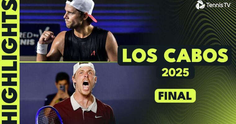 Denis Shapovalov vs Aleksandar Kovacevic For The Title | Los Cabos 2025 Final Highlights | テニスは ...