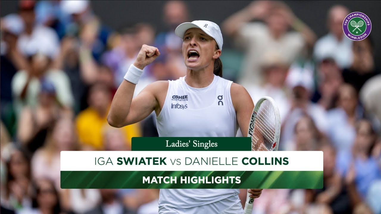 In fine form! | Iga Swiatek vs Danielle Collins | Highlights ...